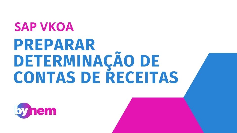 VKOA Preparar determinação de contas de receitas