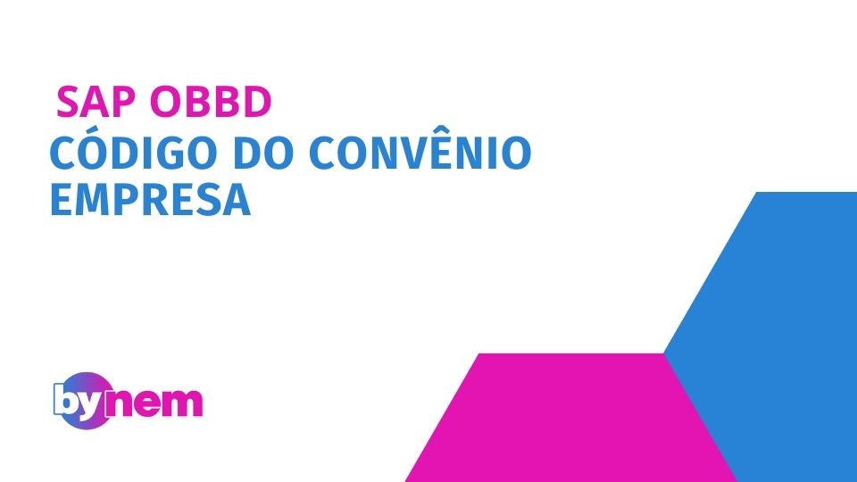 OBBD | SAP Código do Convênio Empresa | Simulados Bynem